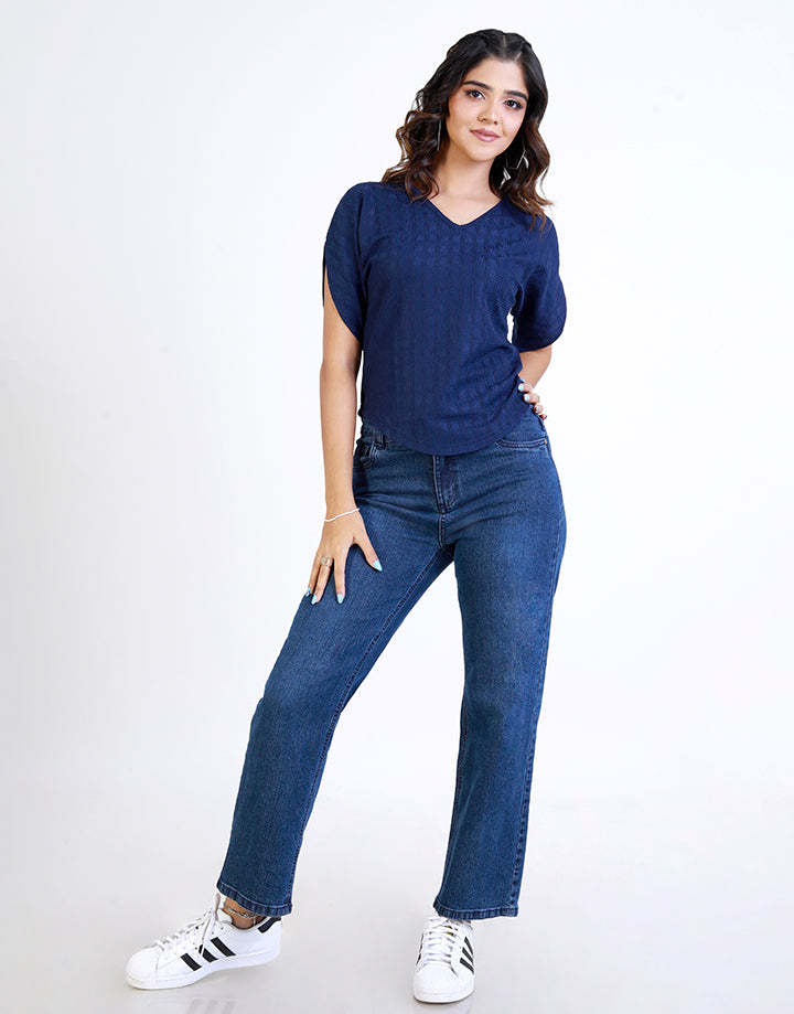 Curve Open Short Sleeve Top – Spring & Summer