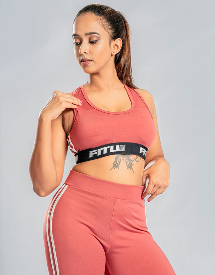 FITU Track Racerback Sports Bra – Spring & Summer