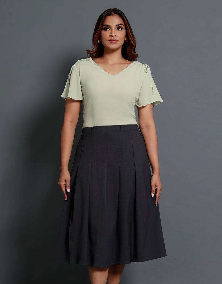 Shoulder Draw String Blouse – Spring & Summer