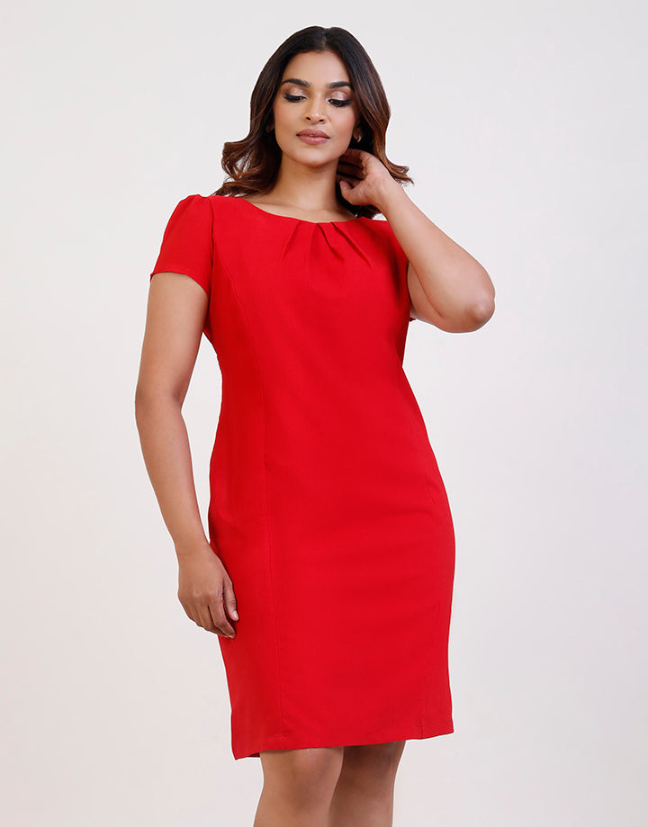 Princess Line Dress with Pleated Detail – Spring & Summer