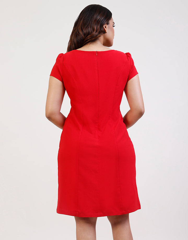 Princess Line Dress with Pleated Detail – Spring & Summer